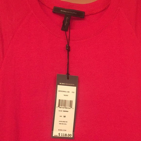 BCBGMaxAzria | Dresses | Red Bcbg Dress Brand New | Poshmark